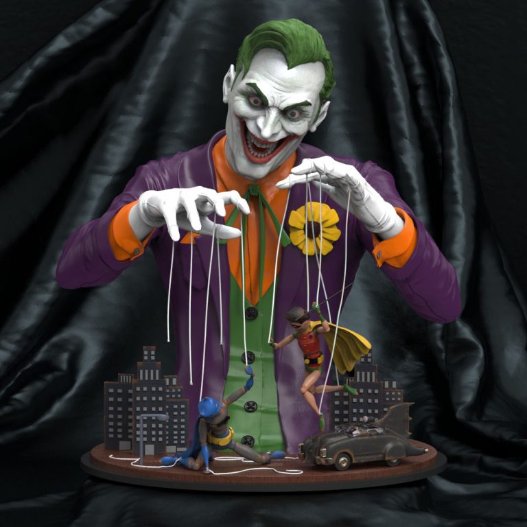 Preview: Geek X Joker Strings Statue - The Batman Universe