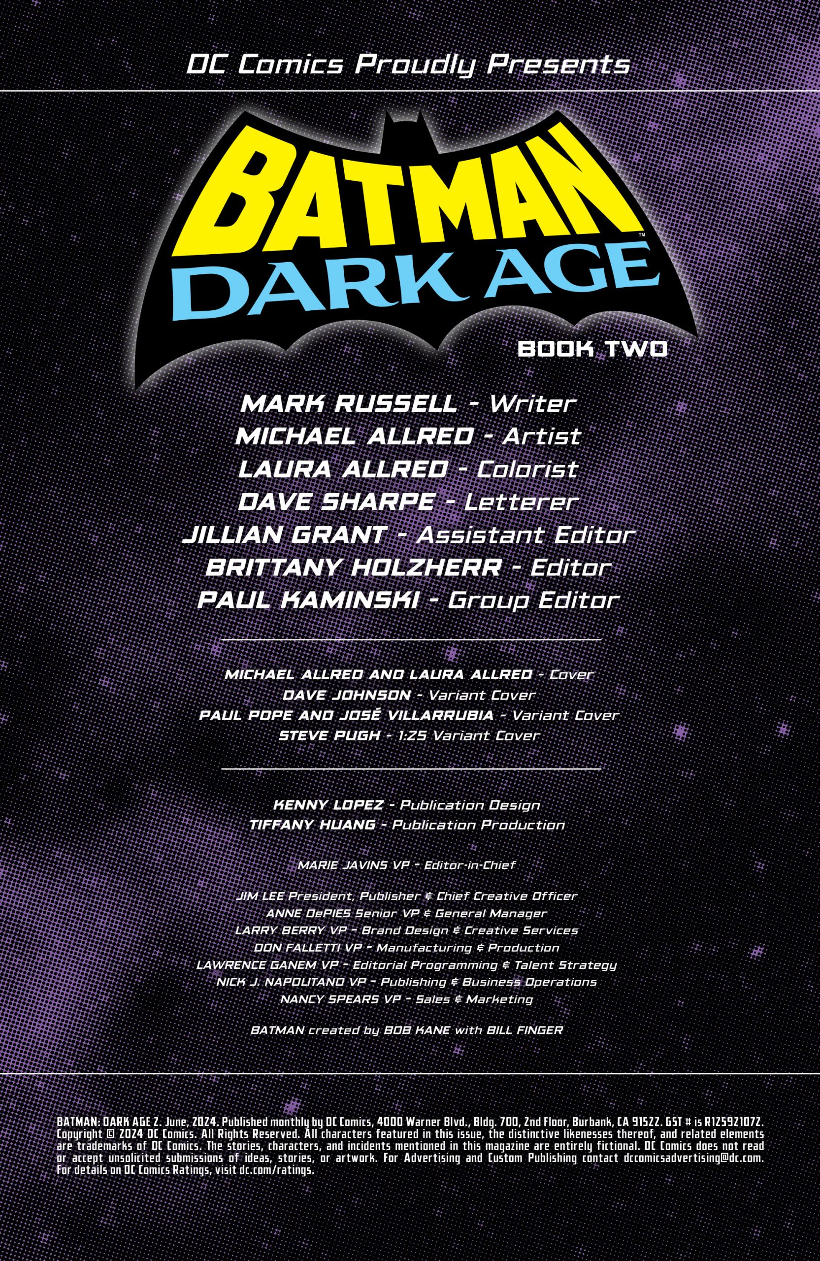 Preview: Batman: Dark Age #2 - The Batman Universe